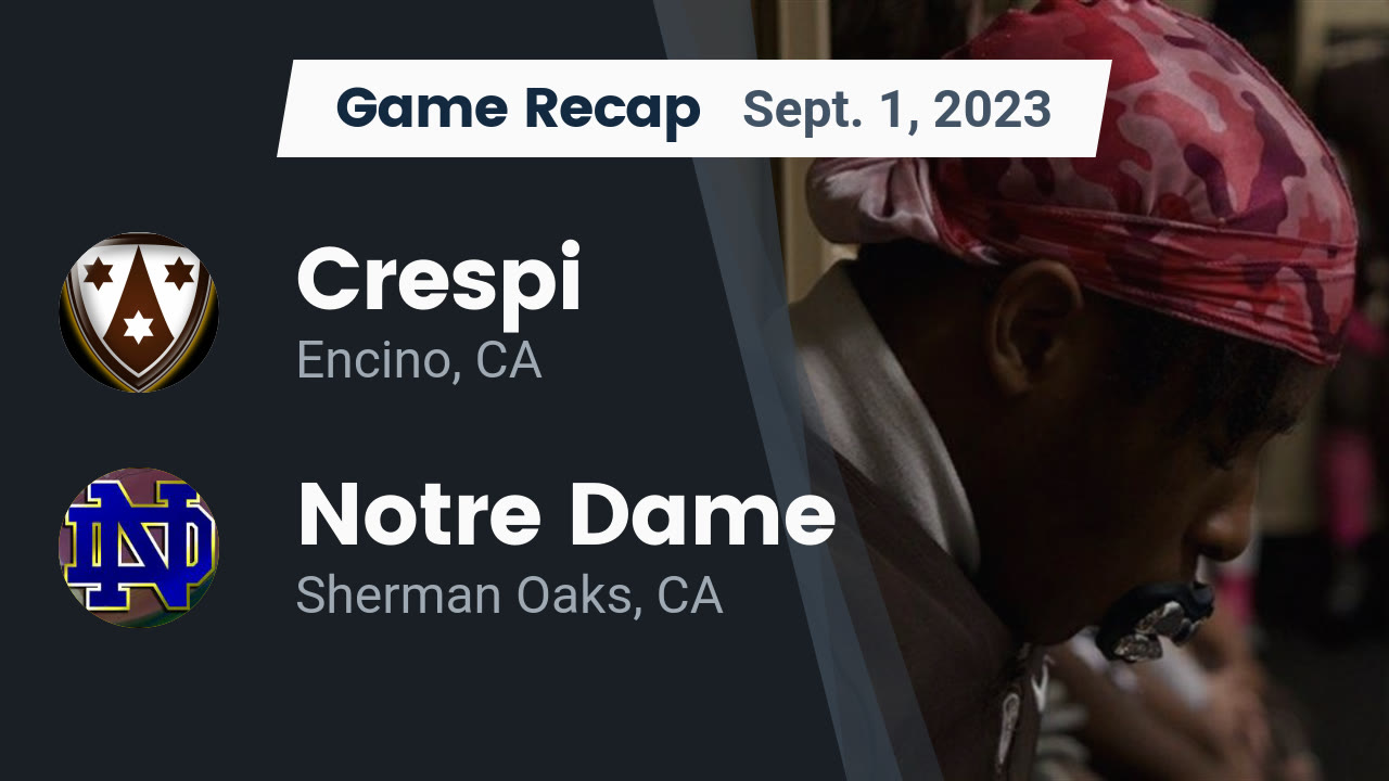 Crespi (Encino, CA) High School Sports - Football, Basketball, Baseball ...