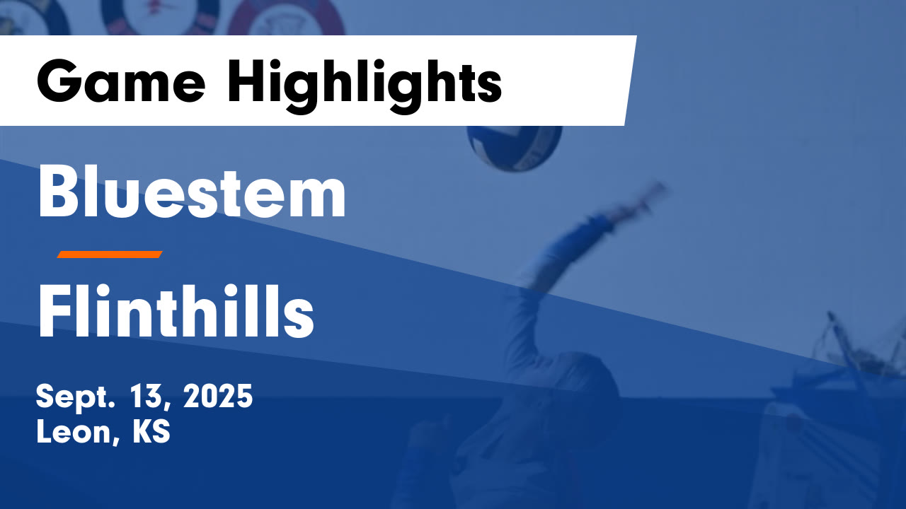Bluestem vs Flinthills Game Highlights - Sept. 13, 2025 - Bluestem High ...