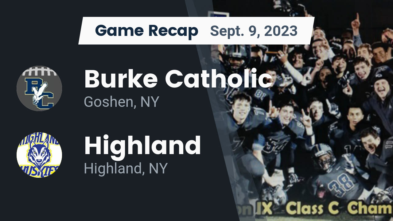 Burke Catholic (Goshen, NY) High School Sports - Football, Basketball ...