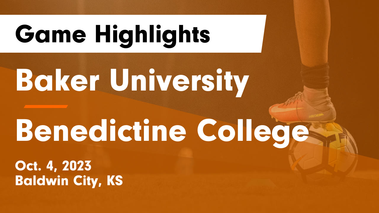Baker University vs Benedictine College Game Highlights - Oct. 4, 2023 ...