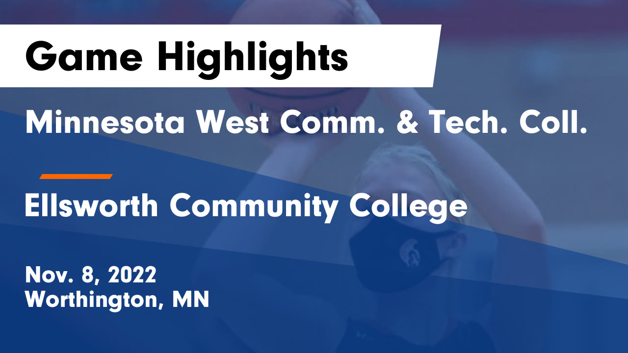 Minnesota West Comm. & Tech. Coll. vs Ellsworth Community College Game ...
