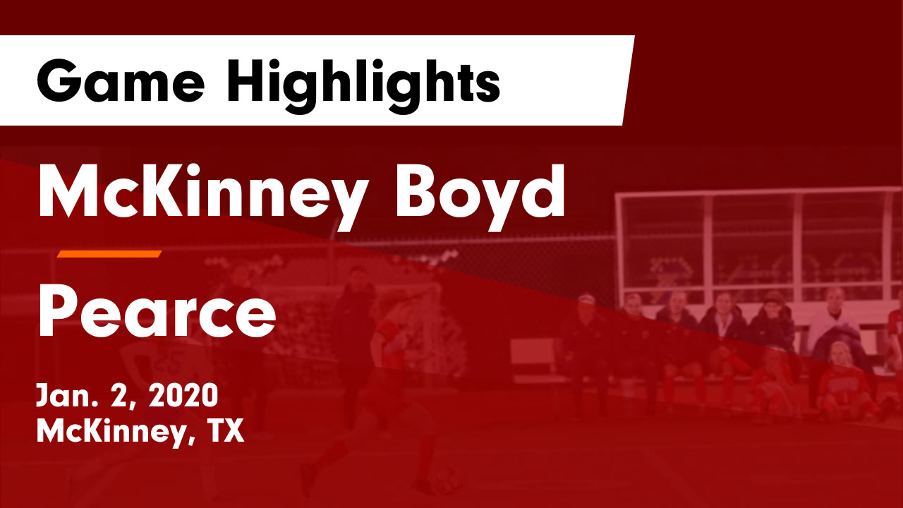 McKinney Boyd vs Pearce Game Highlights - Jan. 2, 2020 - McKinney Boyd ...
