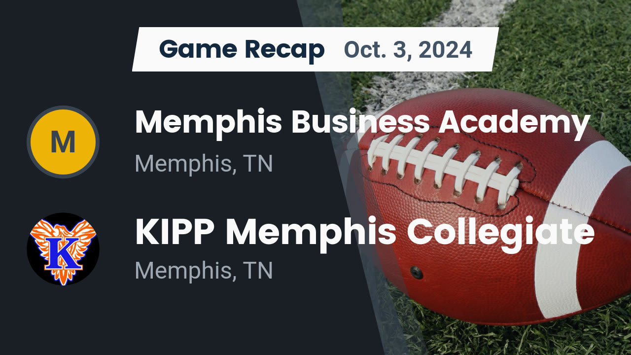Recap: Memphis Business Academy vs. KIPP Memphis Collegiate 2024 - Team ...