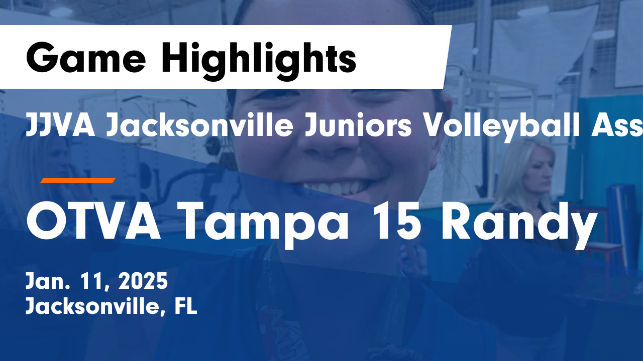 JJVA Jacksonville Juniors Volleyball Association vs OTVA Tampa 15 Randy ...