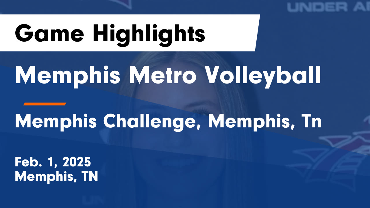 Memphis Metro Volleyball vs Memphis Challenge, Memphis, Tn Game ...