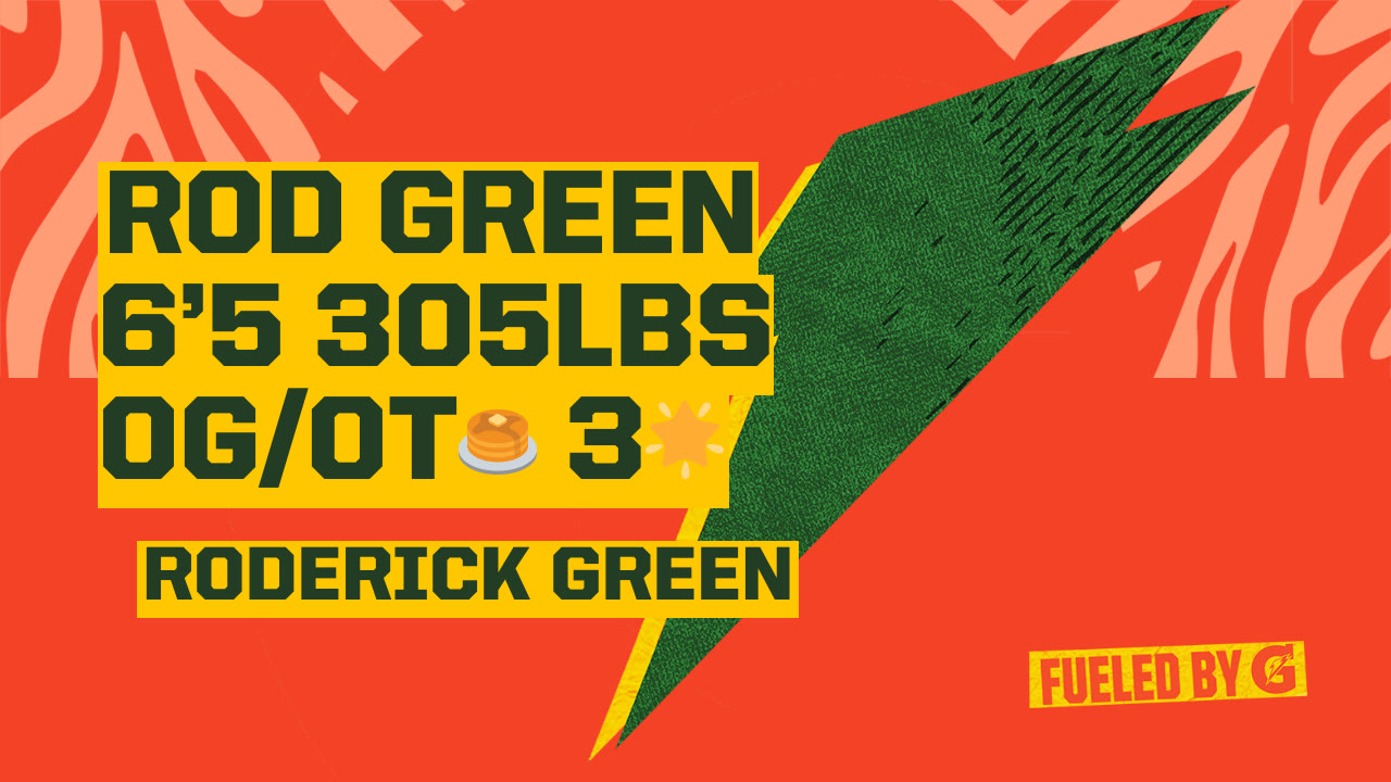 Rod Green 6’5 305lbs OG/OT丹 3 - Roderick Green highlights - Hudl