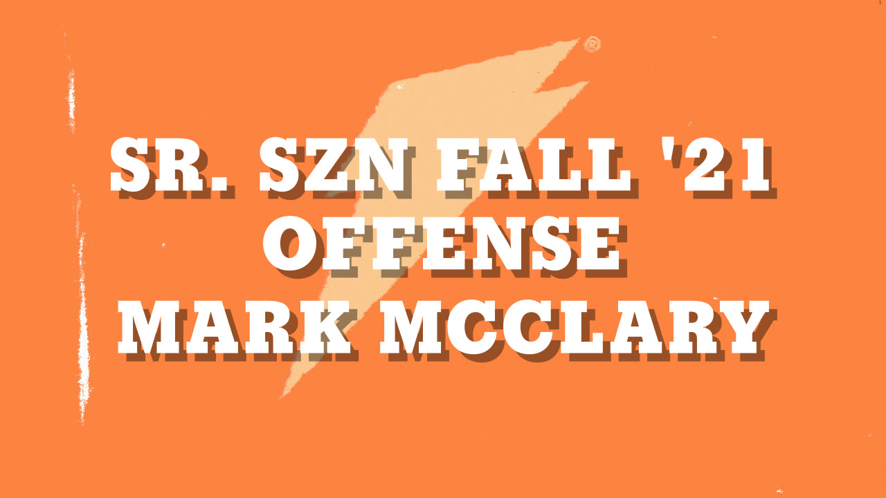 Sr. Szn Fall '21 Offense - Mark McClary highlights - Hudl