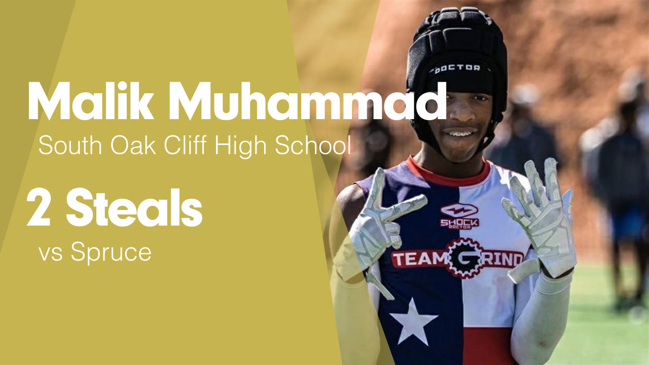 2 Steals vs Spruce - Malik Muhammad highlights - Hudl