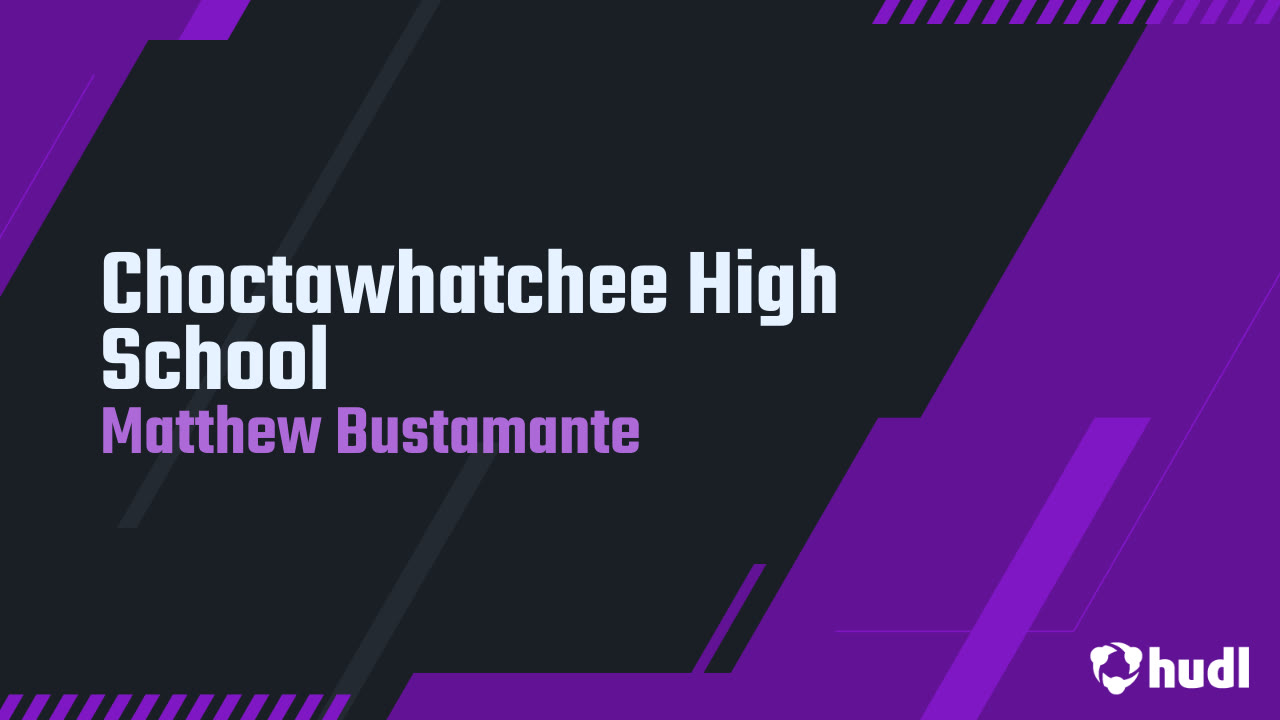 Choctawhatchee High School - Matthew Bustamante highlights - Hudl