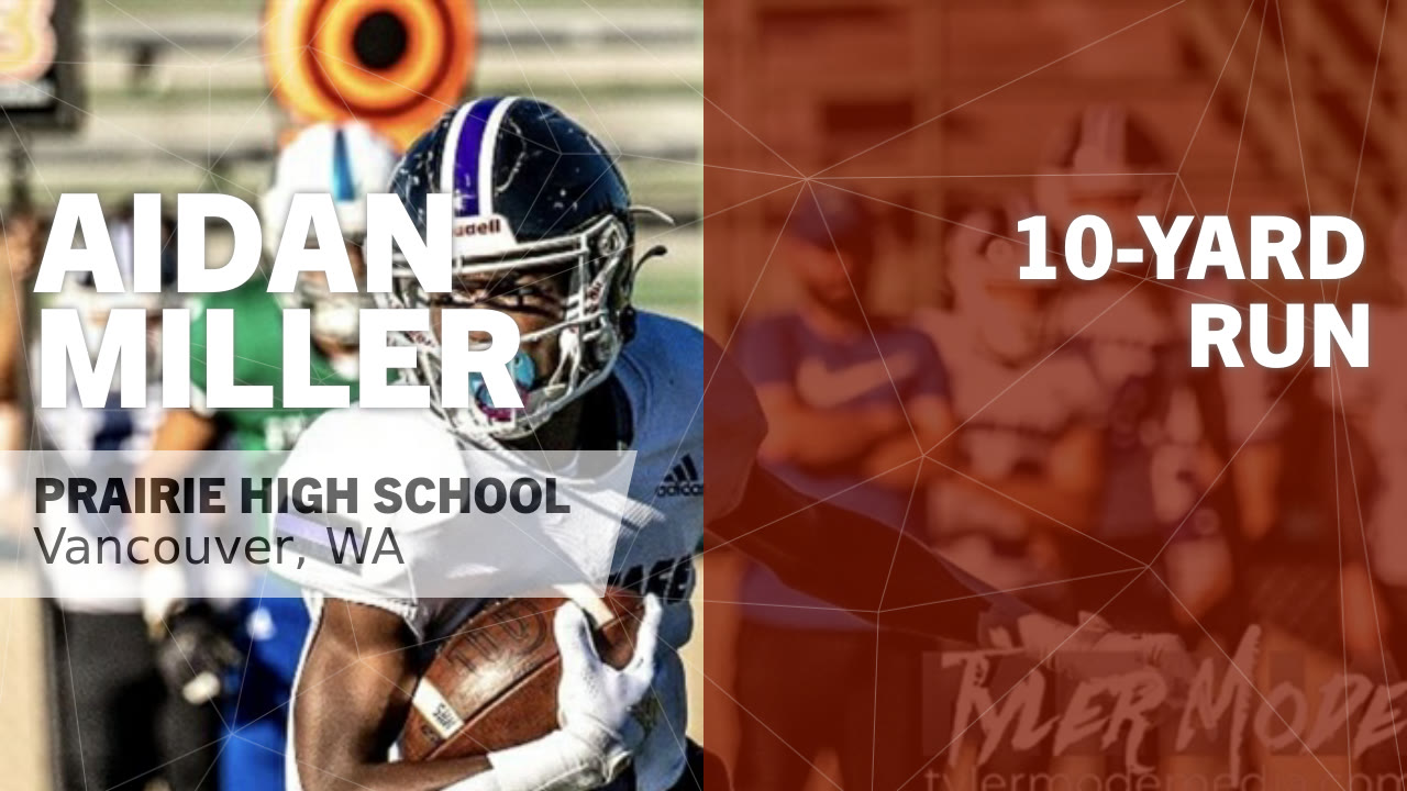 10-yard Run vs Mountain View - Aidan Miller highlights - Hudl