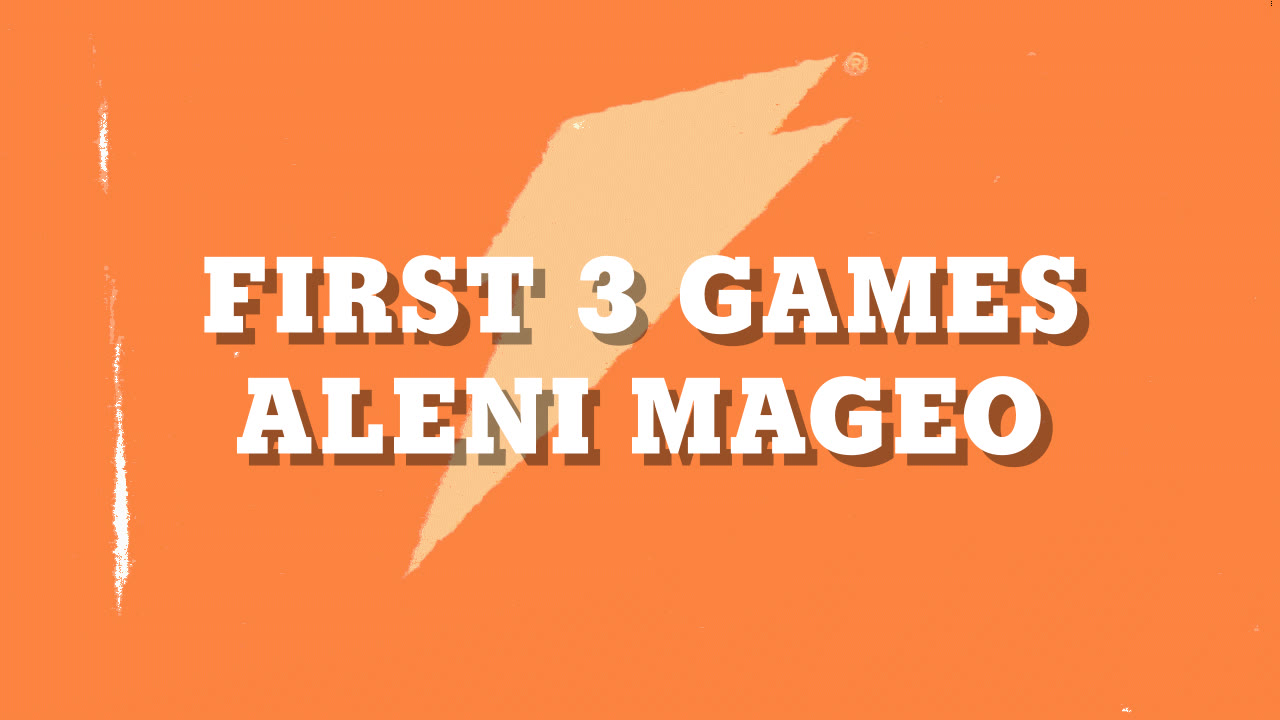 First 3 Games - Aleni Mageo highlights - Hudl