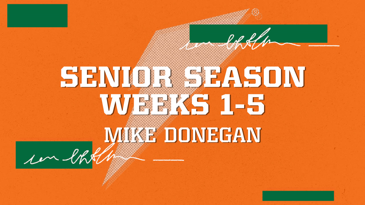 Senior Season Weeks 1-5 - Mike Donegan highlights - Hudl