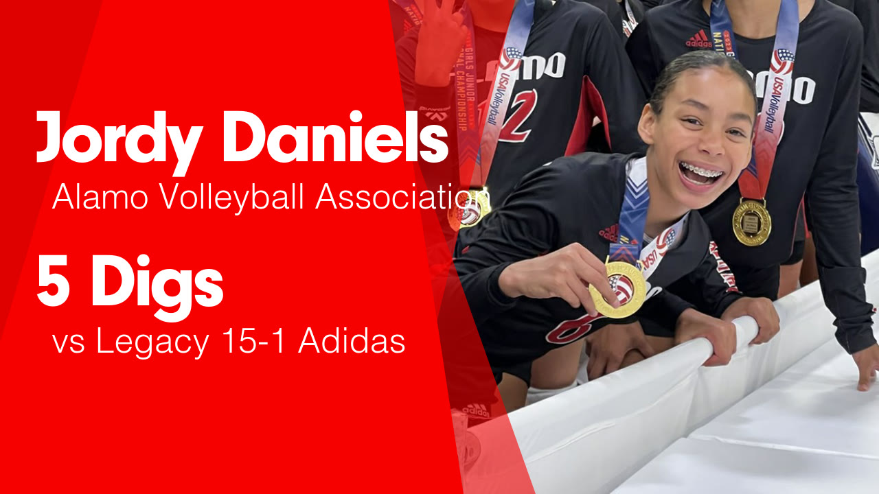 5 Digs vs Legacy 15-1 Adidas - Jordy Daniels highlights - Hudl