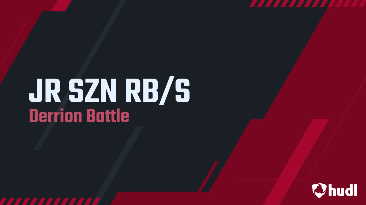 JR SZN RB/S - Derrion Battle highlights - Hudl