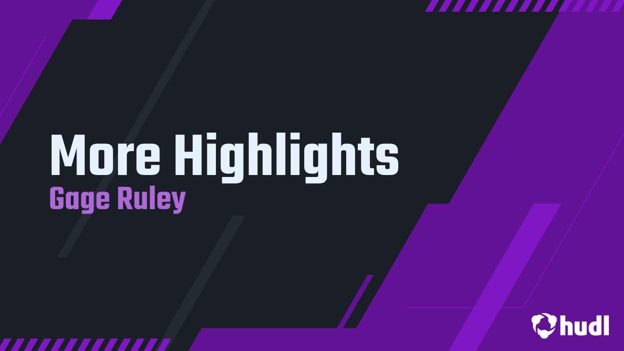 More Highlights - Gage Ruley highlights - Hudl