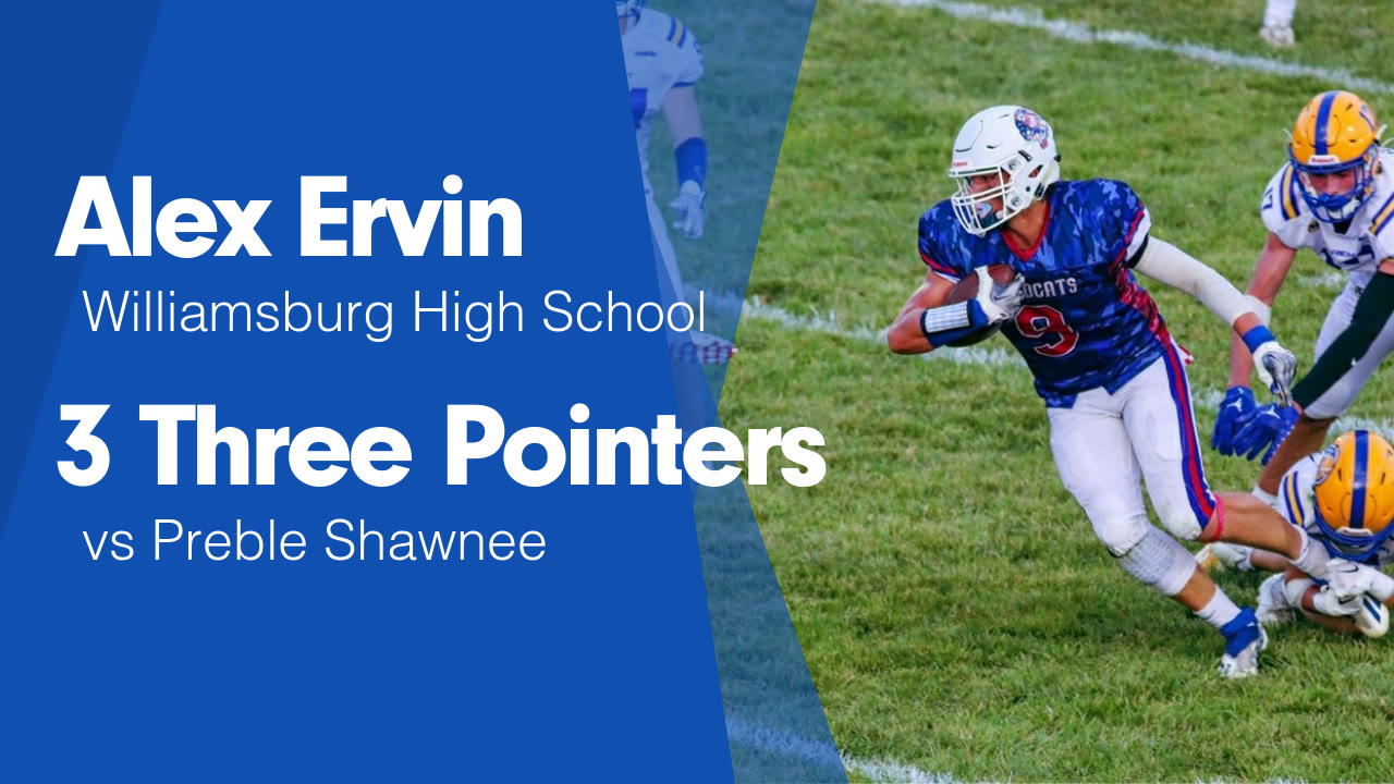 3 Three Pointers vs Preble Shawnee - Alex Ervin highlights - Hudl