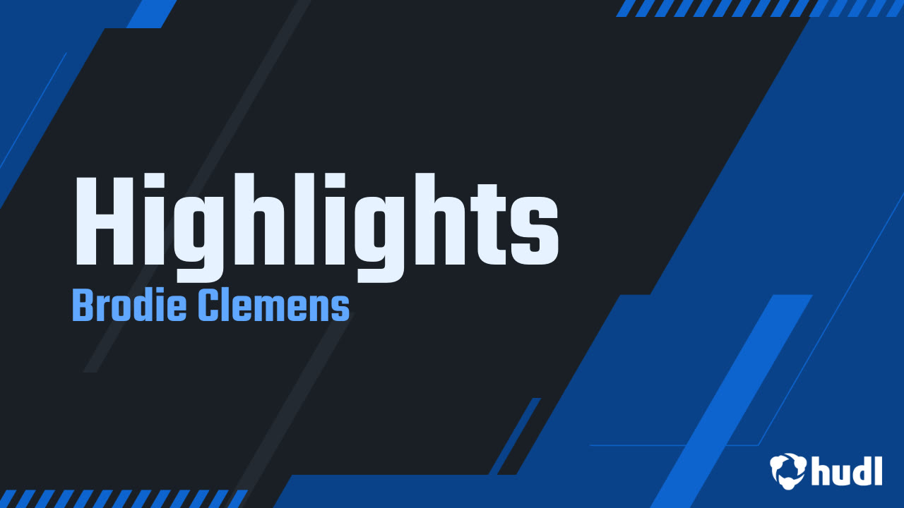 Highlights - Brodie Clemens highlights - Hudl