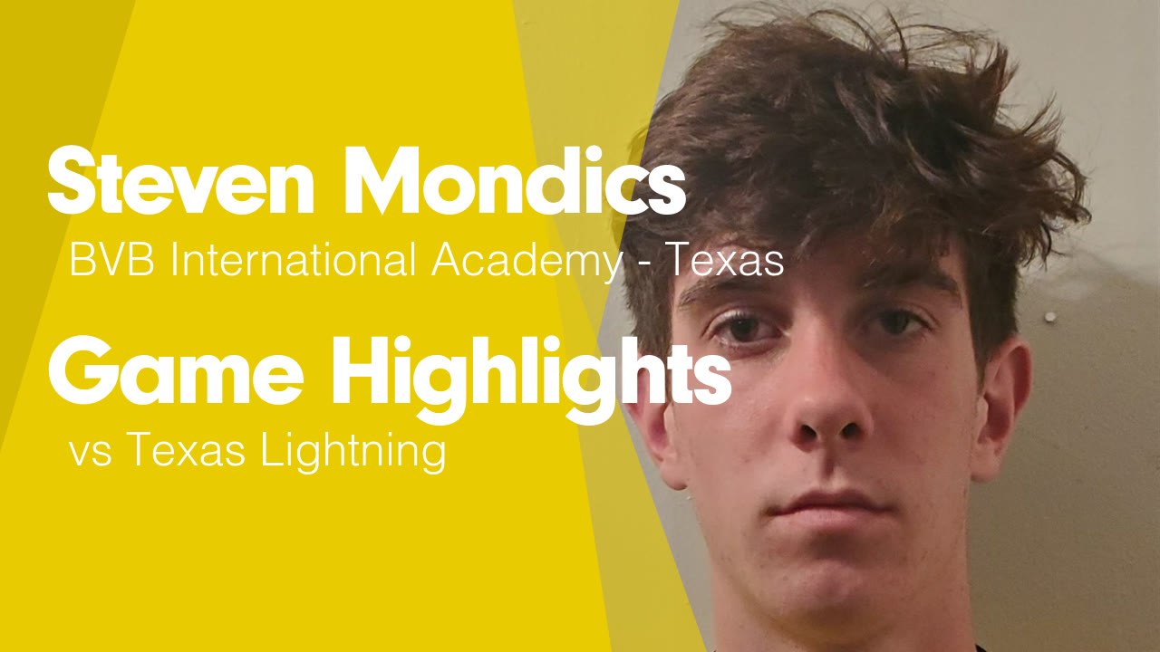 Game Highlights vs Texas Lightning - Steven Mondics highlights - Hudl