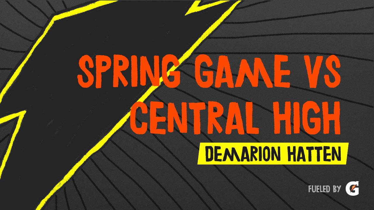 Spring Game Vs Central High School - DeMarion Hatten highlights - Hudl