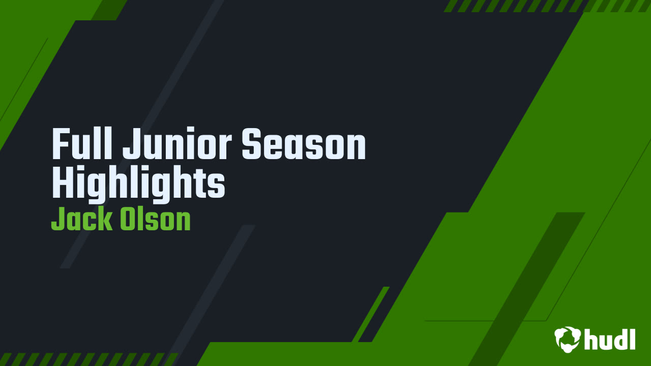 Full Junior Season Highlights - Jack Olson highlights - Hudl