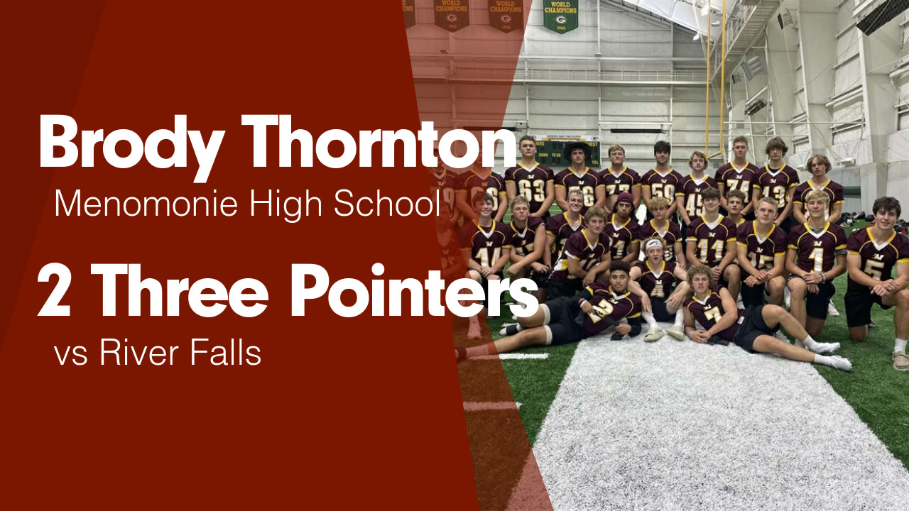 2 Three Pointers vs River Falls - Brody Thornton highlights - Hudl