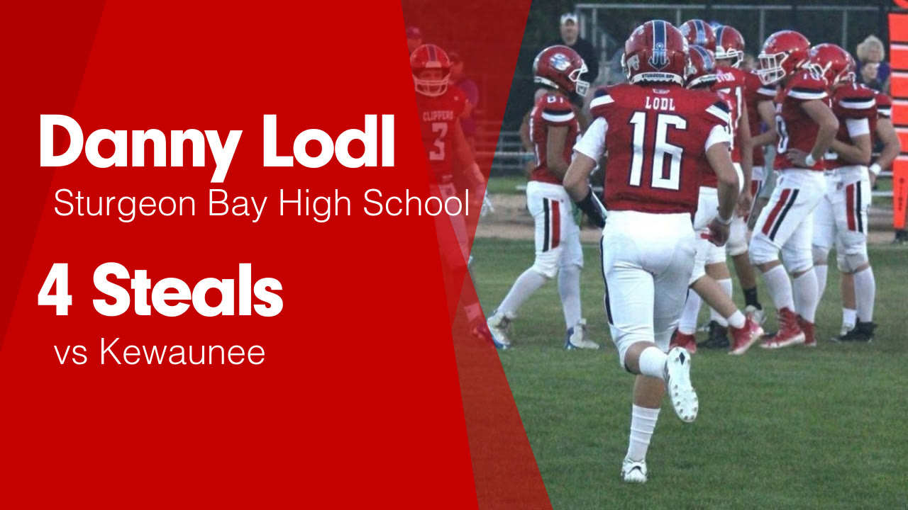 4 Steals vs Kewaunee - Danny Lodl highlights - Hudl
