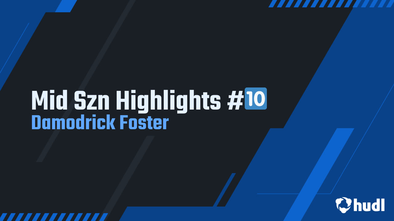 Mid Szn Highlights # - Damodrick Foster highlights - Hudl