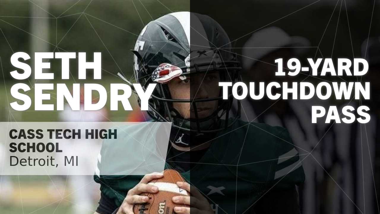 19-yard Touchdown Pass vs Martin Luther King - Seth Sendry highlights ...