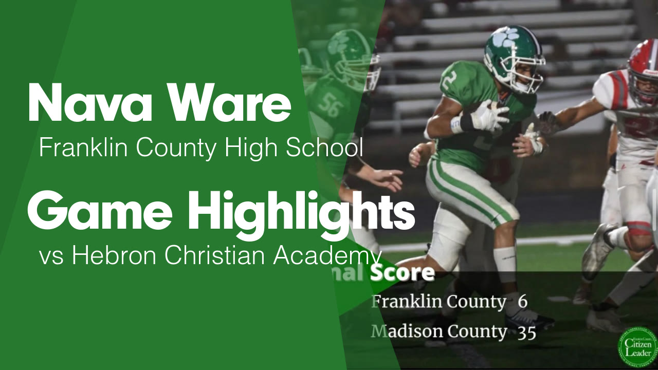 Game Highlights vs Hebron Christian Academy - Nava Ware highlights - Hudl