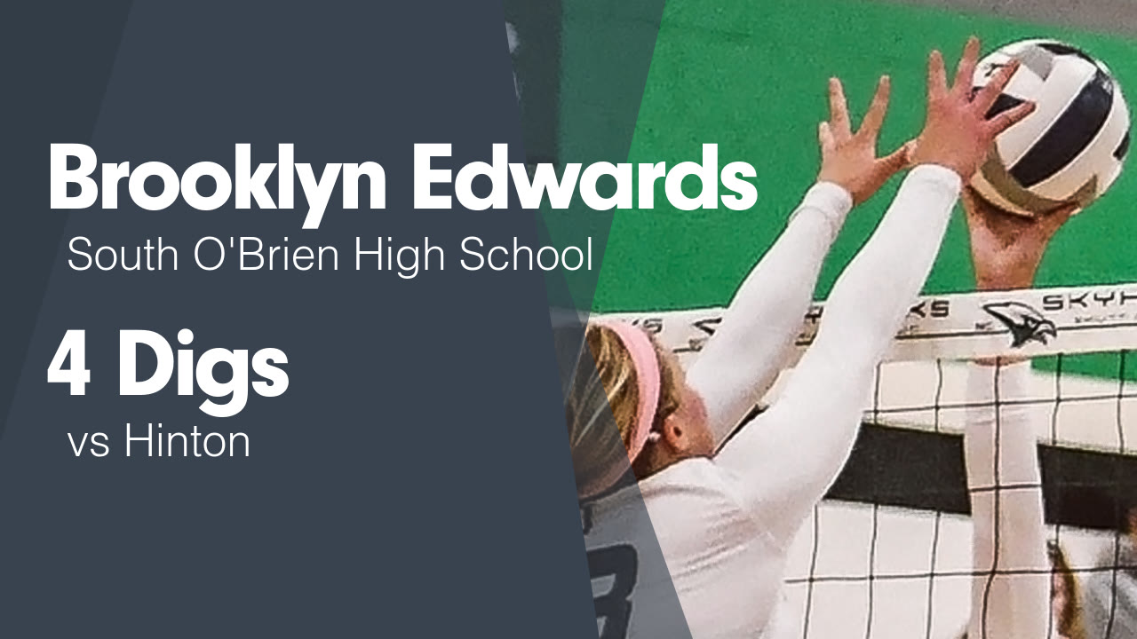 4 Digs vs Hinton - Brooklyn Edwards highlights - Hudl