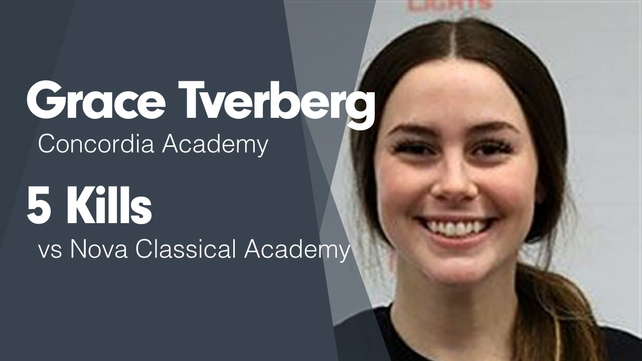 5 Kills vs Nova Classical Academy - Grace Tverberg highlights - Hudl