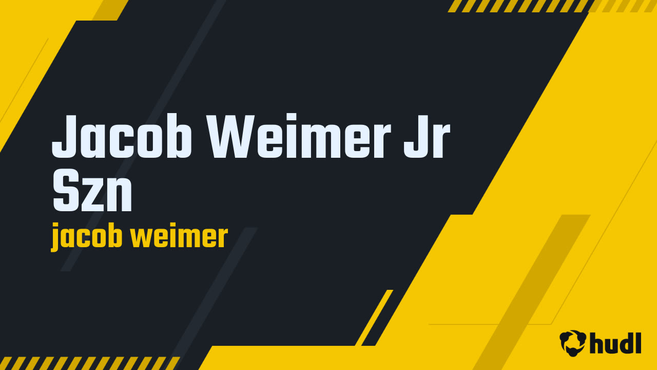 Jacob Weimer Jr Szn - jacob weimer highlights - Hudl