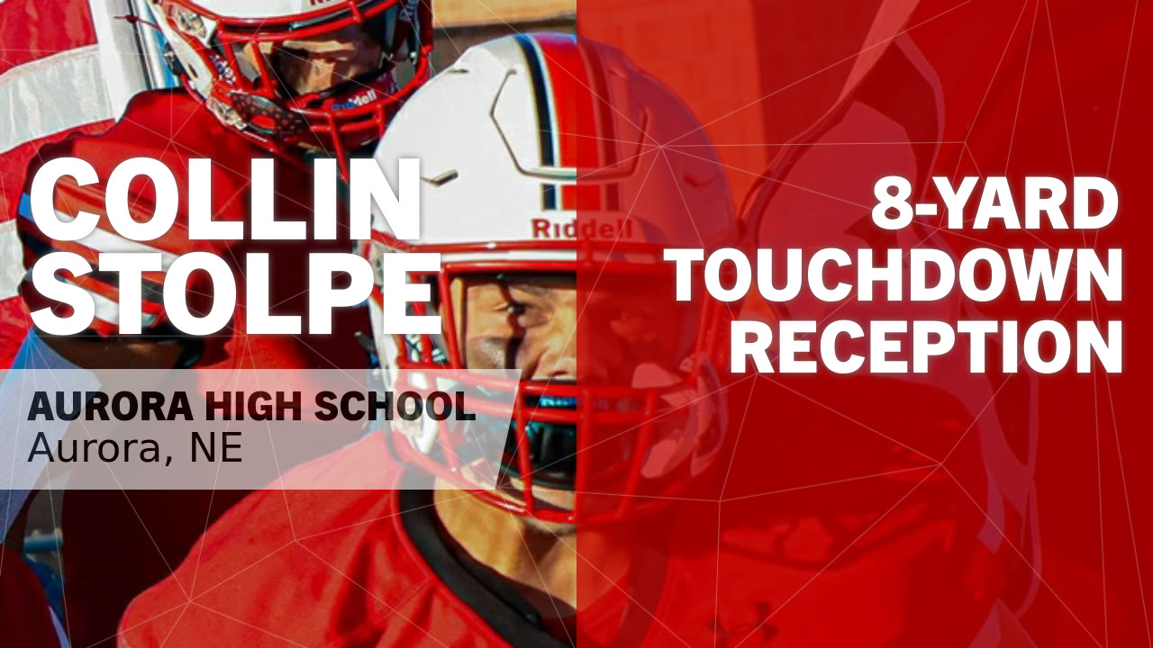 8-yard Touchdown Reception vs Central City - Collin Stolpe highlights ...