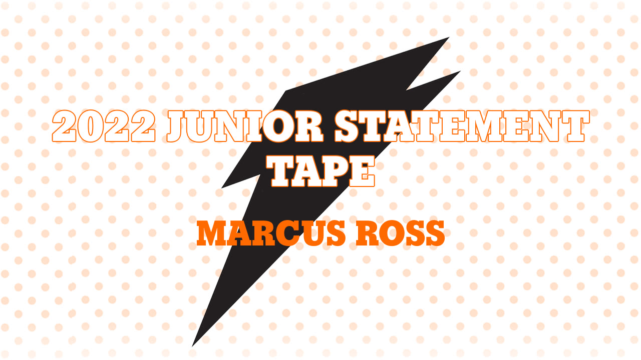 2022 Junior Statement Tape - Marcus Ross highlights - Hudl