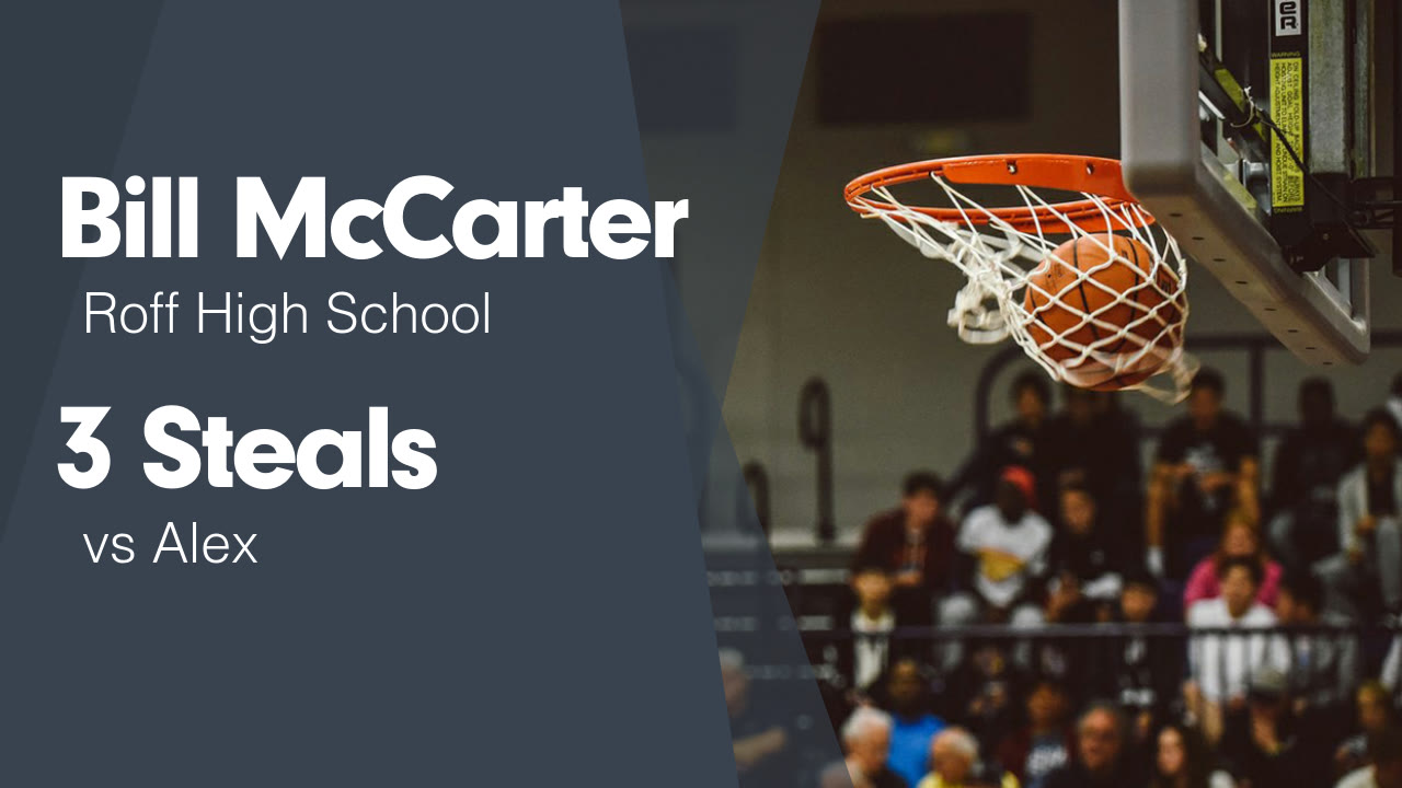 3 Steals vs Alex - Bill McCarter highlights - Hudl