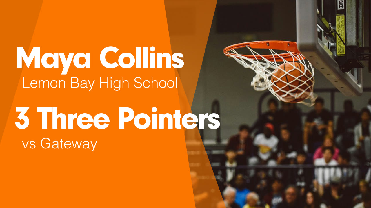 3 Three Pointers vs Gateway - Maya Collins highlights - Hudl