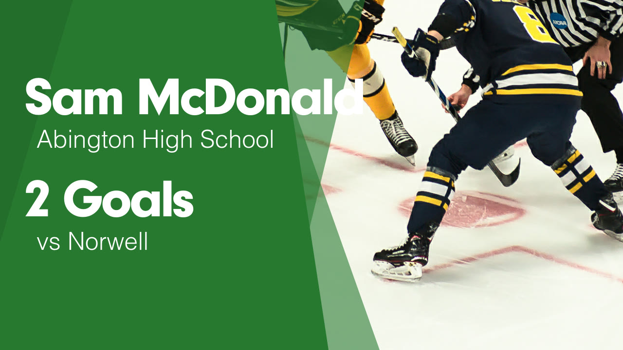 2 Goals vs Norwell - Sam McDonald highlights - Hudl