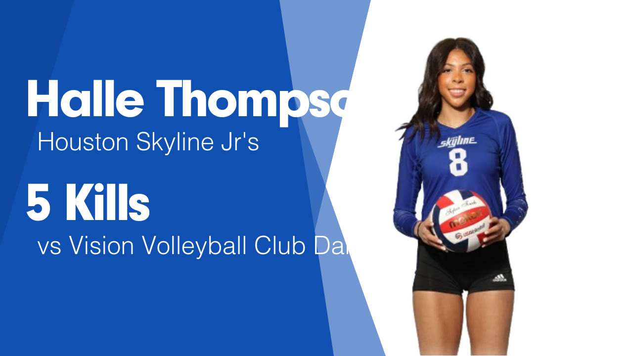 5 Kills vs Vision Volleyball Club Dallas - Halle Thompson highlights - Hudl