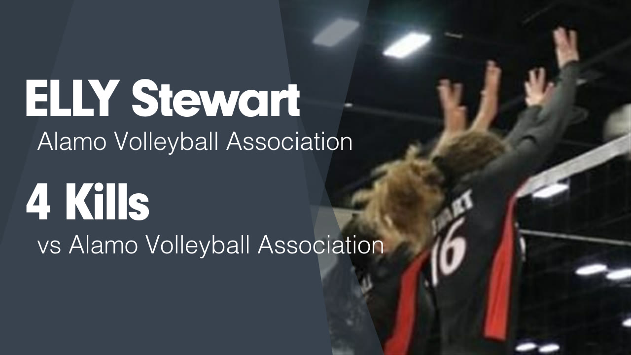 4 Kills vs Alamo Volleyball Association - Elly Stewart highlights - Hudl