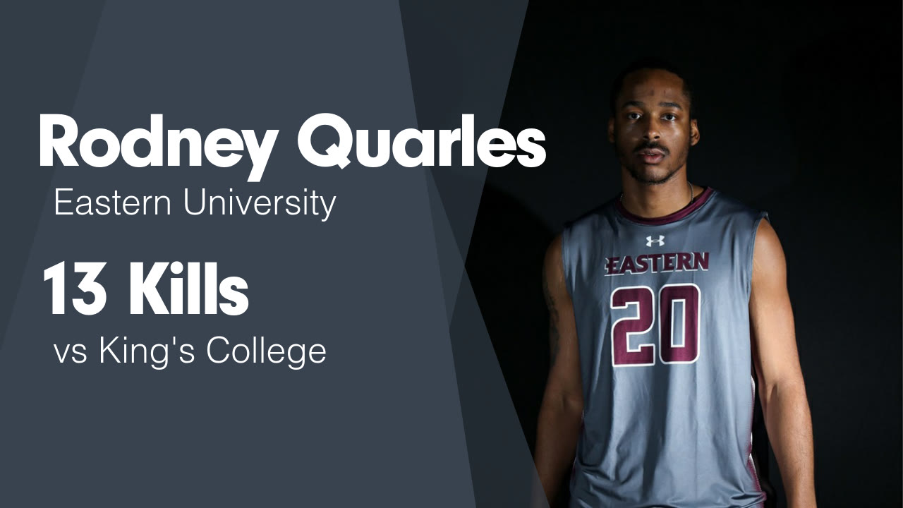 13 Kills vs King's College - Rodney Quarles highlights - Hudl