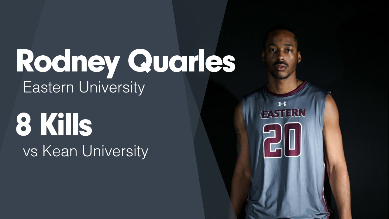 8 Kills vs Kean University - Rodney Quarles highlights - Hudl