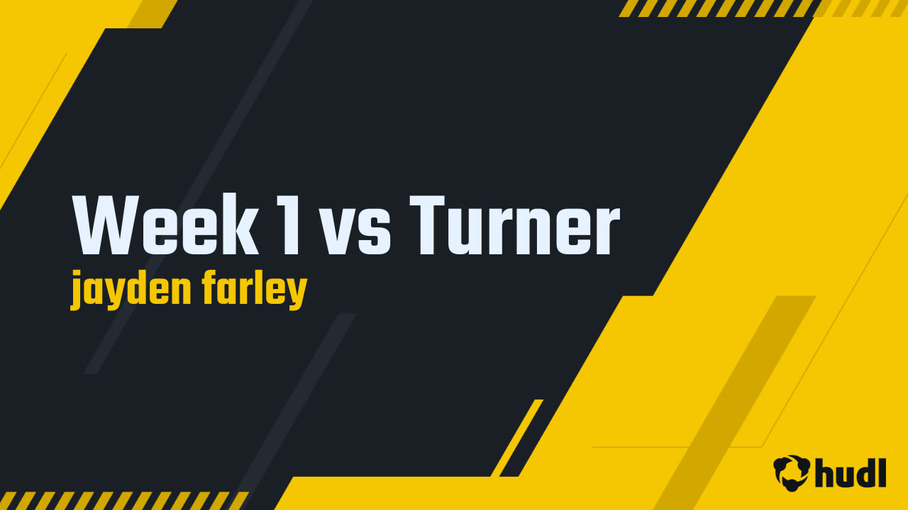 Week 1 vs Turner - Jayden Farley highlights - Hudl