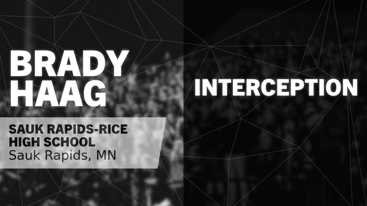 Interception vs Monticello - Brady Haag highlights - Hudl