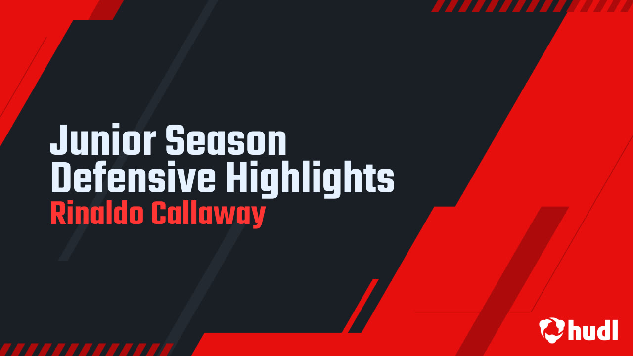 Junior Season Defensive Highlights - Rinaldo Callaway highlights - Hudl