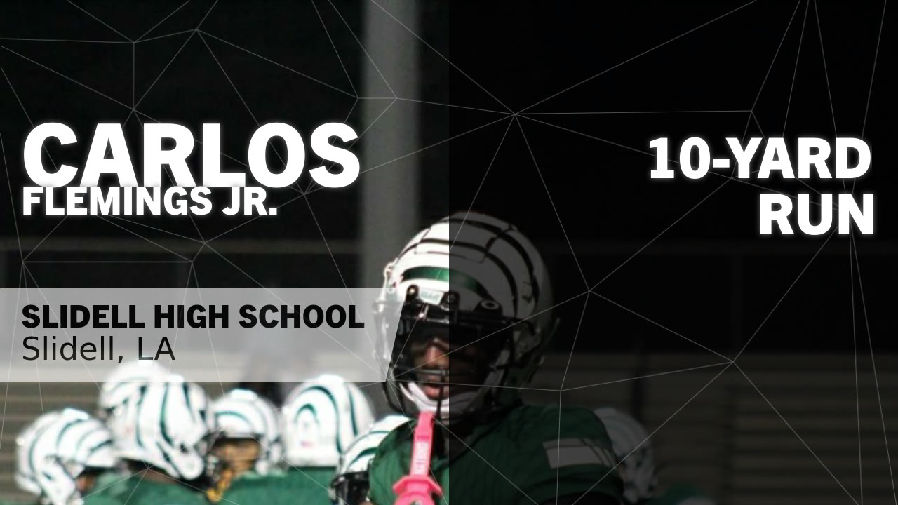 10-yard Run vs Fontainebleau - Carlos Flemings Jr. highlights - Hudl