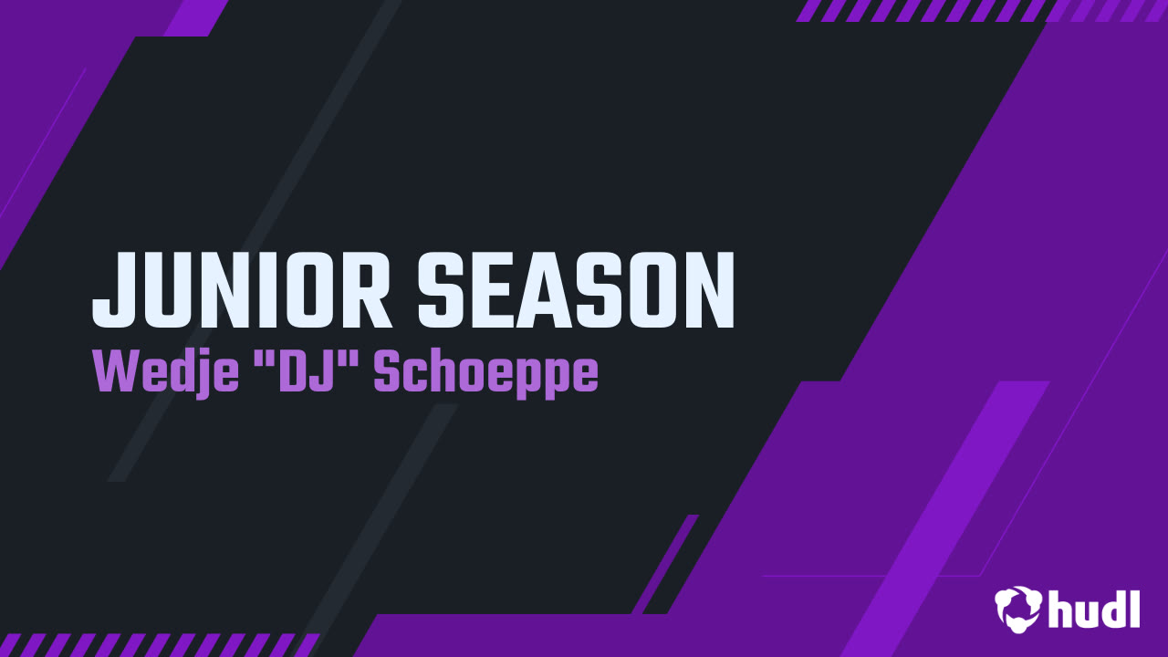 JUNIOR SEASON - Wedje "DJ" Schoeppe highlights - Hudl