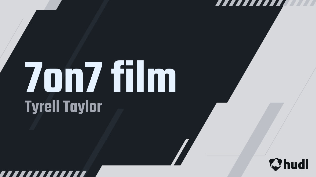 7on7 film - Ty Taylor highlights - Hudl
