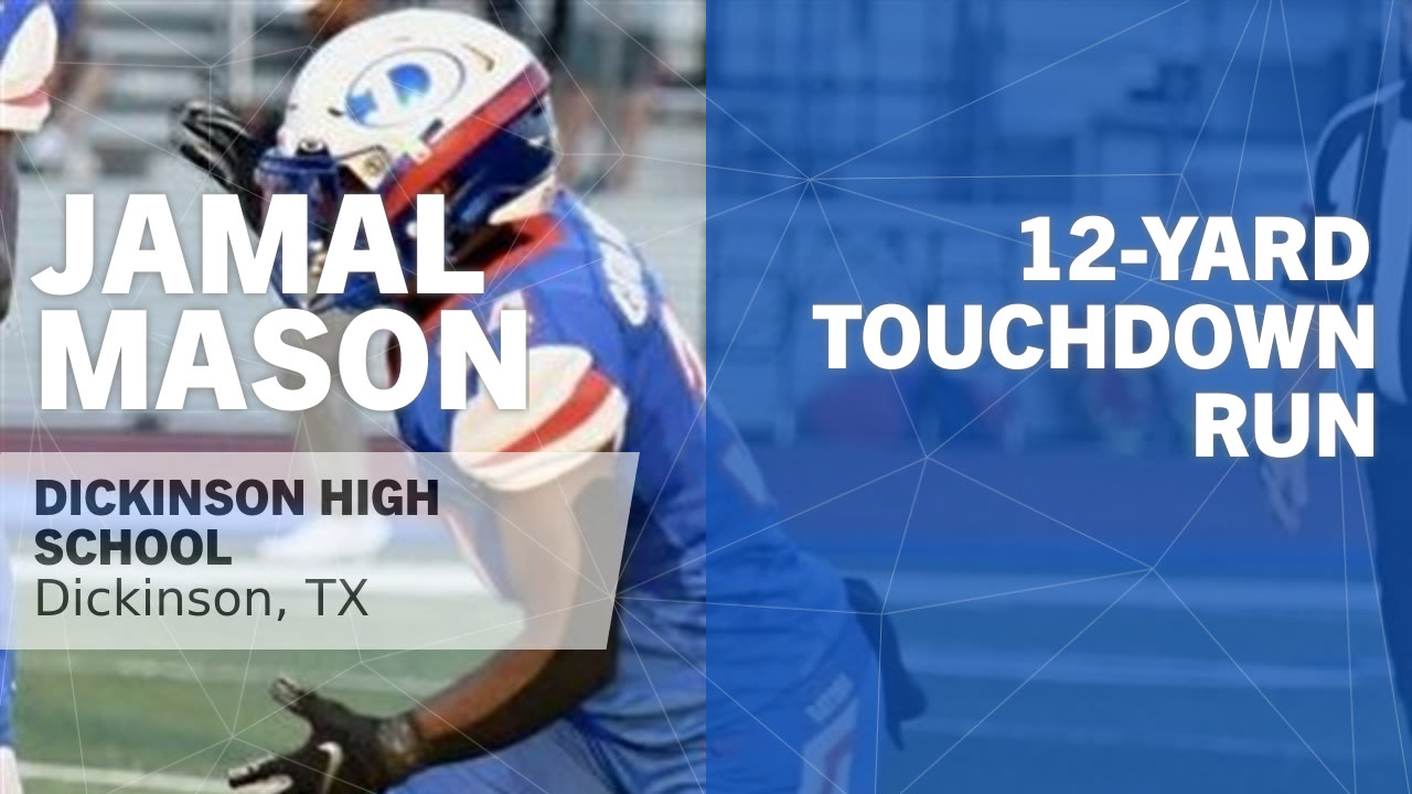 12-yard Touchdown Run vs Brazoswood - Jamal Mason highlights - Hudl