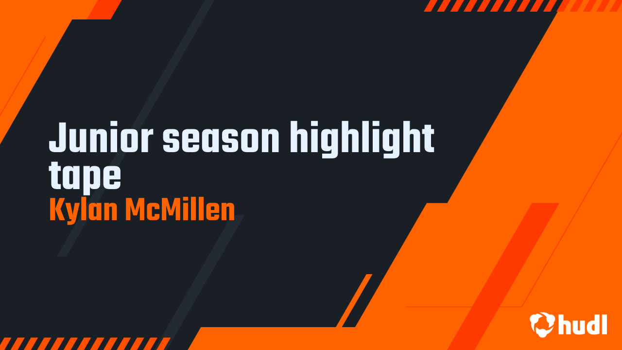 Junior season highlight tape - Kylan McMillen highlights - Hudl