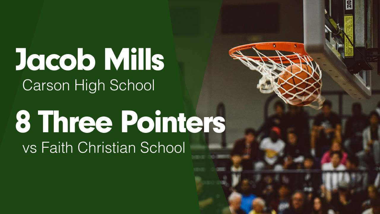8 Three Pointers vs Faith Christian School - Jacob Mills highlights - Hudl